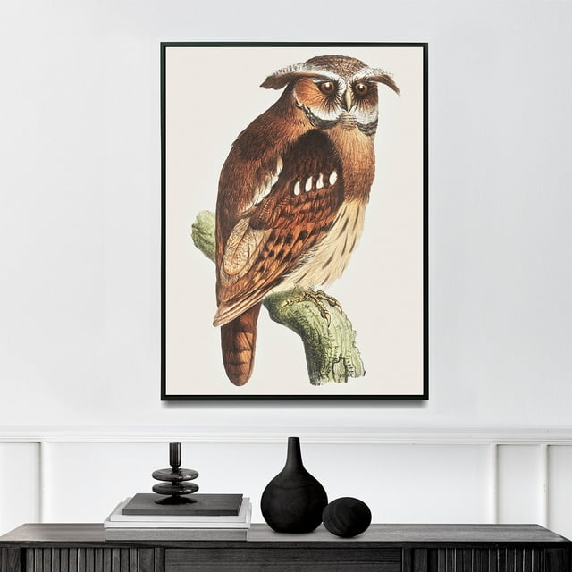 Uil Op Een Tak - bubo lettii - 1878–1889 | Theo Van Hoytema | Premium ...