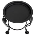 Amosfun Iron Flowerpot Holder Black Durable Planter Stand for Indoor ...
