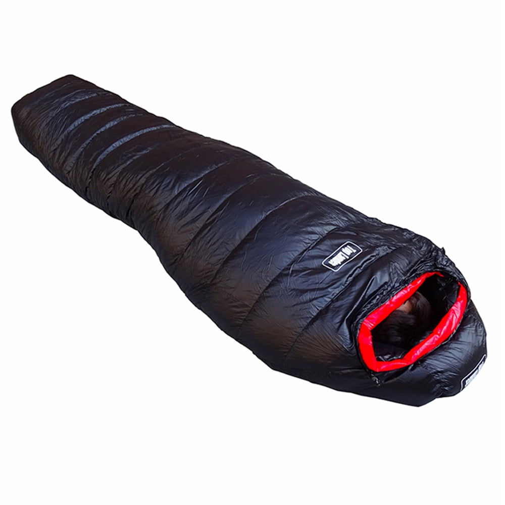 Outdoor Lightweight Mummy Sleeping Bag Winter Thermal Down Sleeping ...