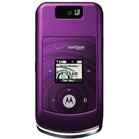 Verizon - Motorola W755 Purple w/ Bundle Flip Phone with BlueTooth ...