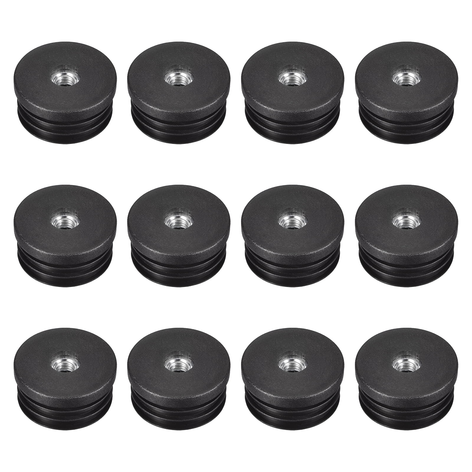 12Pack Inserts for Round Tubes with M8 Thread, for 38mm/1.5" OD Round ...