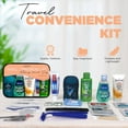 Unisex Toiletry Travel Kit, 20 Piece TSA Approved Personal Care Essentials, Packed for ...