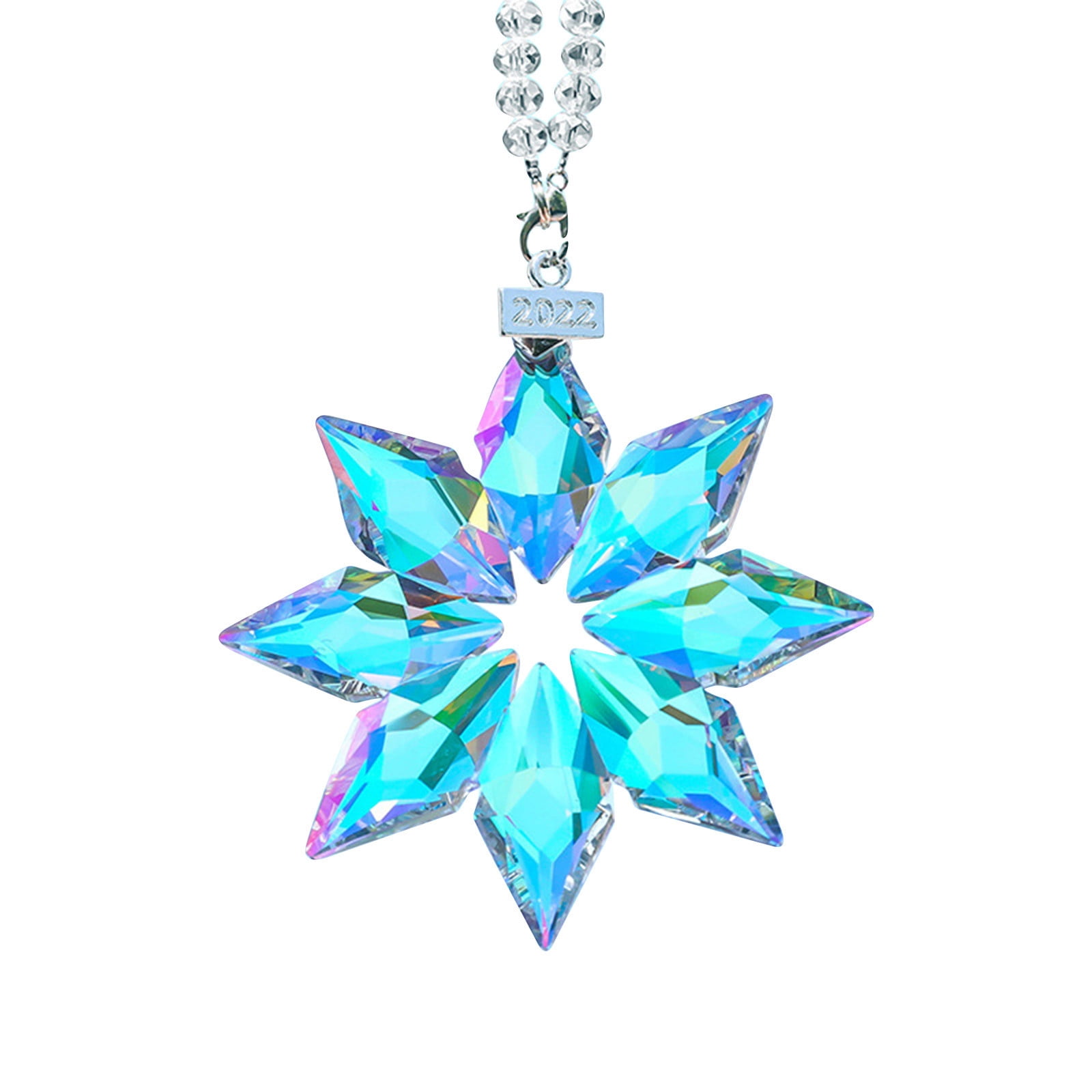 Click here for Ohufall Crystal Snowflake Car Pendant Decoration O... prices