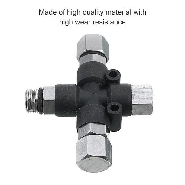 Airbrush Air Hose Splitter Professional Detachable 3 Parts Splitters ...