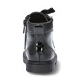Wonder Nation Infant Girls' Patent Combat Boots - Walmart.com