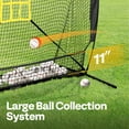SPECSTAR 7' x 7' Baseball Softball Practice Net with Extra Large Ball ...