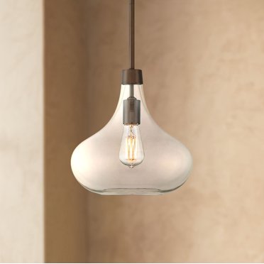 Possini Euro Design Warm Brass Mini Pendant Light 5 1/2" Wide Modern ...