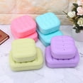 Protable Travel Soap Dish Box Soap Holder Storage Container Shower Soap ...