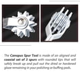 CANOPUS Polishing and Buffing Pad Cleaner, Spur Tool for Revitalizing ...