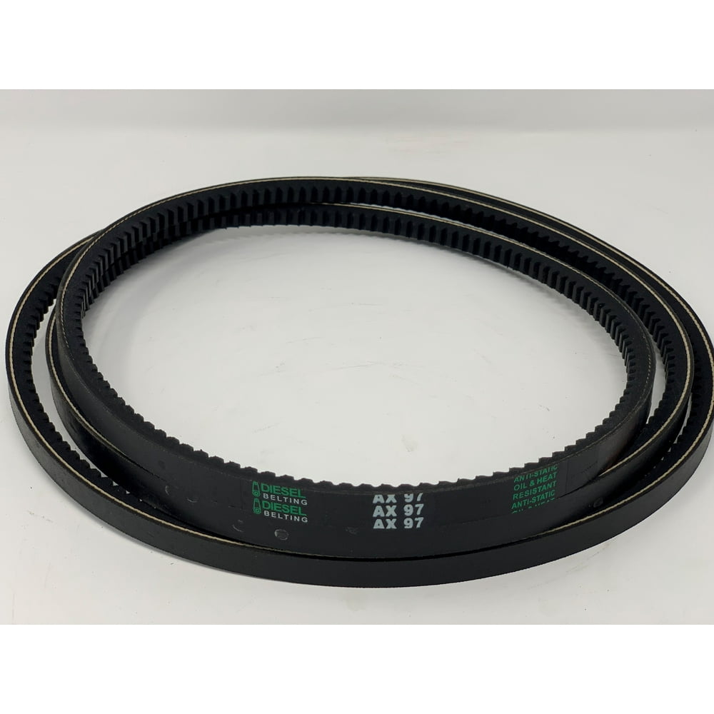 AX97 Classic Cogged V-Belt 1/2 x 99in Outside Circumference - Walmart ...
