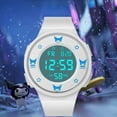 Sanrio Kawaii Kuromi Hello Kitty Watches Cute Style Waterproof Sports ...
