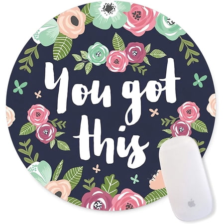 Floral Mouse Pad Motiavation Quote You Got This Neoprene Inspirational ...