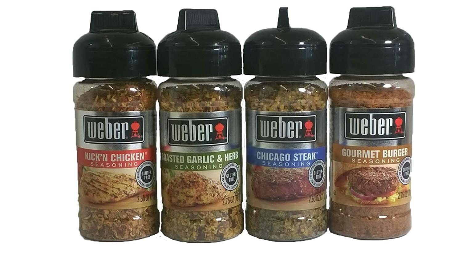Weber Seasoning Variety 4 Flavor Pack, 2.5-2.75 Ounce - Walmart.com