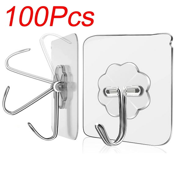 Adhesive Plastic Hooks