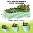 Modular Raised Garden Bed Kit – Galvanized Metal Construction with Anti ...