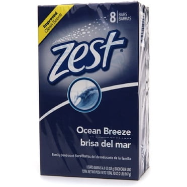 Zest Zestfully Clean! Ocean Breeze Refreshing Bars, 4.0 oz, 8 count ...