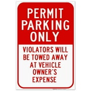 Red Parking Permit