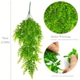 Artificial Persian Grass Hanging Vine, 30.7in Faux Greenery Fern Plant ...
