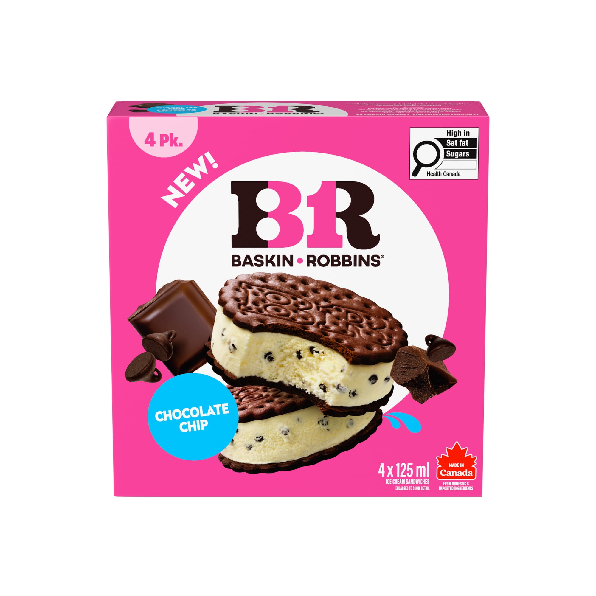 Click here for Baskin Robbins Chocolate Chip Ice Cream Sandwiches... prices