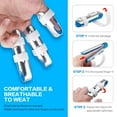 Finger Splint, 3-Size Aluminum Finger Splints, Metal Finger Support for ...