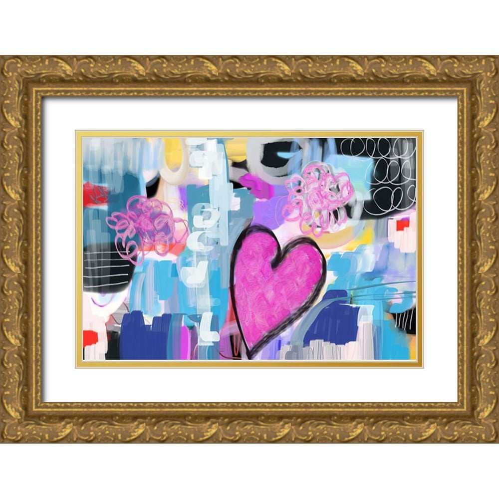 Auda, Christine 24x17 Gold Ornate Wood Framed with Double Matting ...