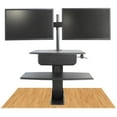 Kantek Desktop Adjustable Standing Workstation with Securing Clamp ...