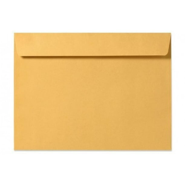 9 X 12 Booklet Envelopes - 28lb. Brown Kraft (50 Qty.) - Walmart.com ...