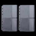 1 Set 12Pcs PVC Binder Pages Sleeve Page Protectors Rectangle Clear ...