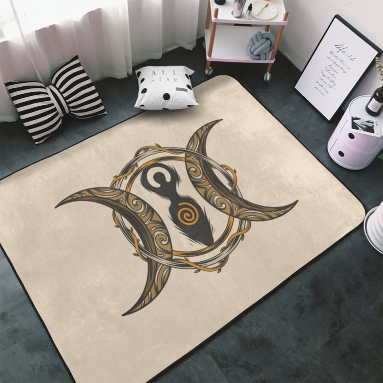Triple Moon Rug
