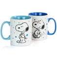 Gibson Peanuts Freckled Joy Stoneware 4 Piece Mug Set - Walmart.com