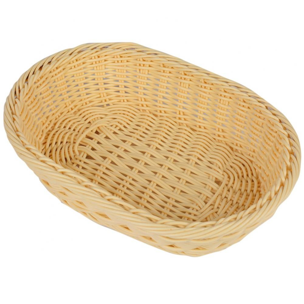 Woven Bread Baskets for Serving Potato Wicker Gift Baskets Empty Rattan ...