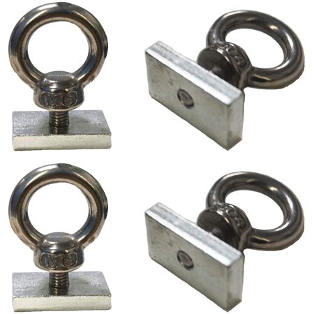 Pmsanzay Quick Release Track Rail Adapter Kayak Track Mount Tie Downs ...