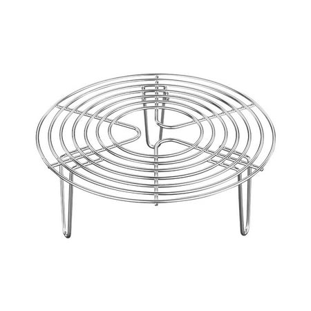 SHARKDO Stainless Steel Round Cooking Rack for Steaming Grilling Rack ...