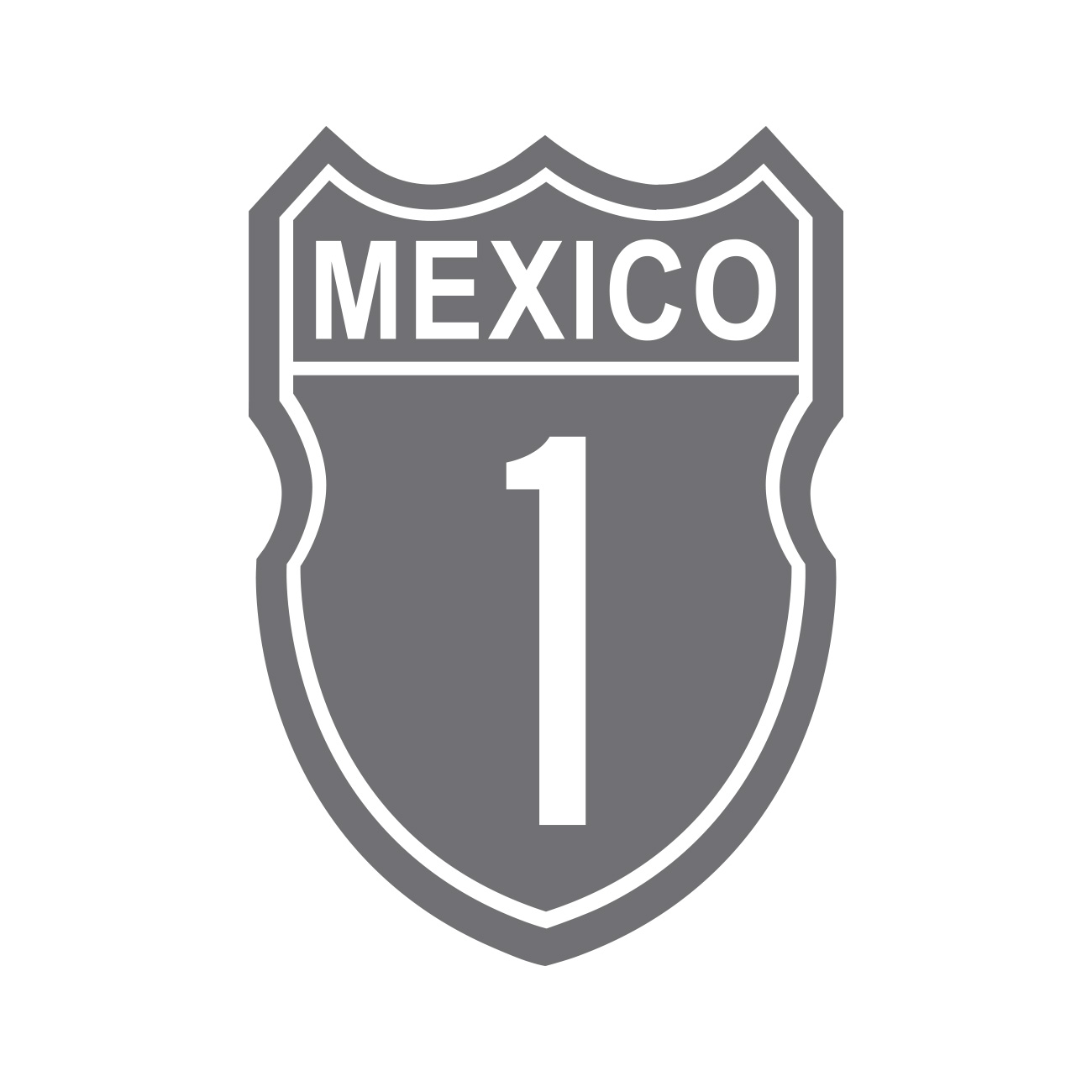 Baja Highway Mexico Sticker Decal Die Cut - Self Adhesive Vinyl ...