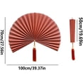 Boho Fan Wall Decor, 100cm Handwoven Textured Art, Extra Large Folding ...