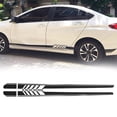 2Pcs Auto Body Decoration Stickers Car Side Stripe Stickers Auto ...