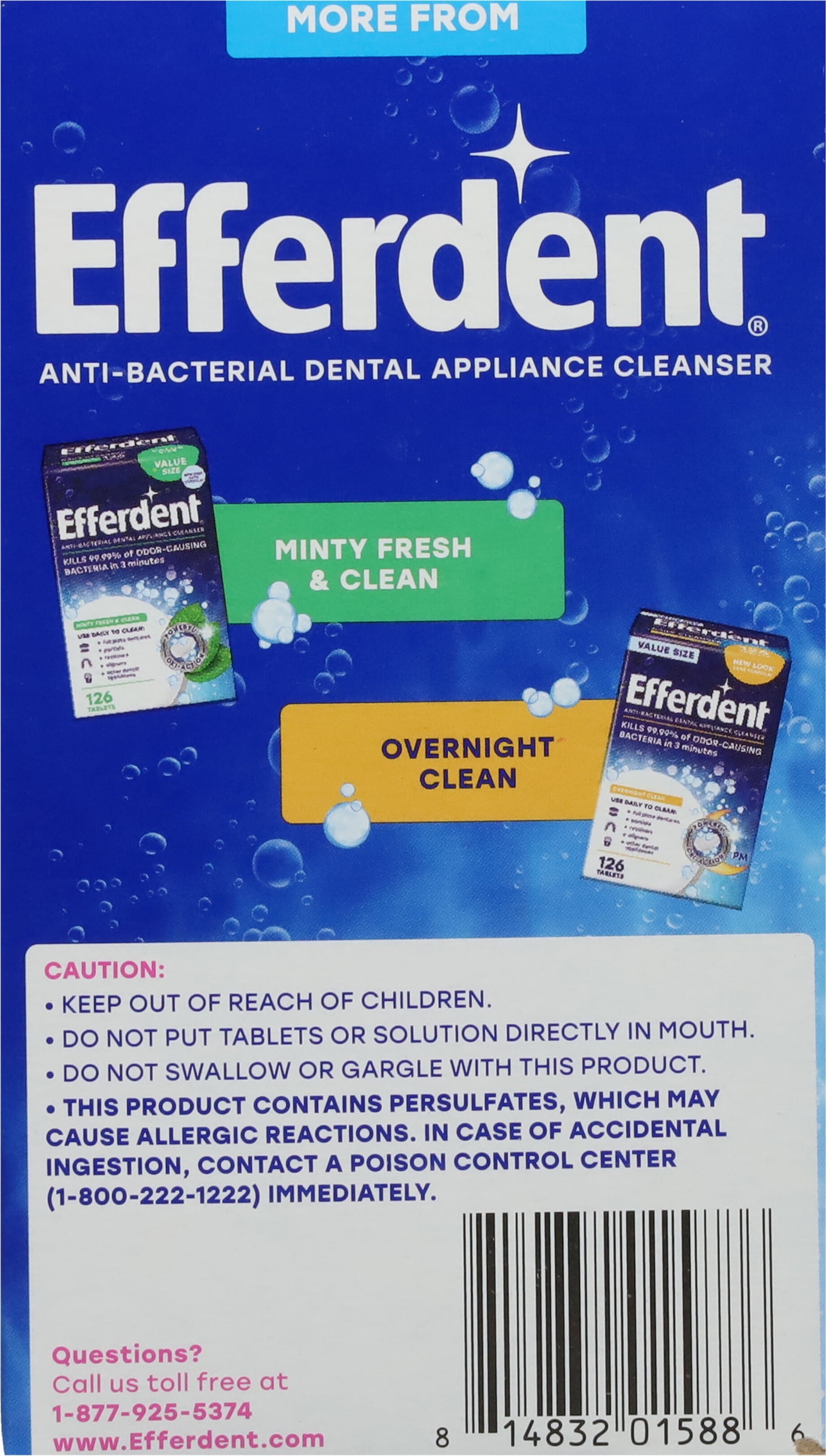 Efferdent Retainer & Denture Cleaner Tablets, Nepal | Ubuy