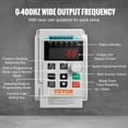 VEVOR VFD 2.2KW 10A 3HP Variable Frequency Drive for 3-Phase Motor Speed Control - Walmart.com