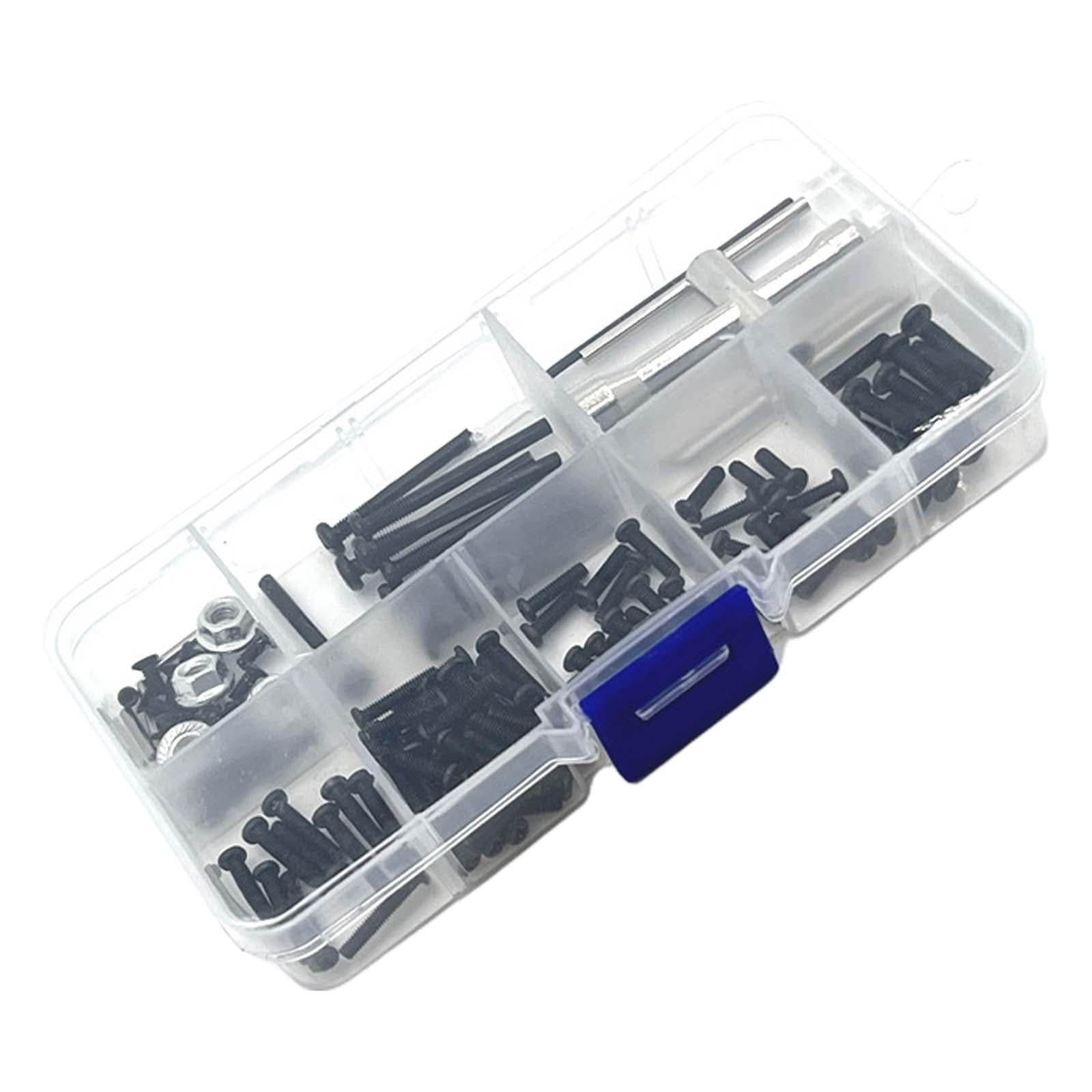 Screws Assortment Fasteners RC Car Repair Tool with Box Cars Parts ...
