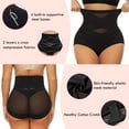 Vaslanda Women Butt Lifter Shapewear Hi Waist Double Tummy Control