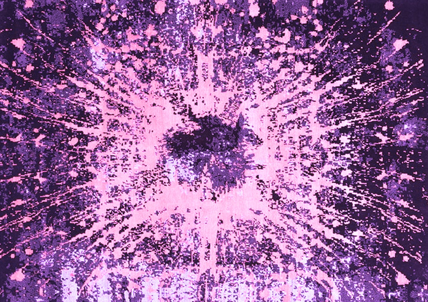 Ahgly Company Indoor Rectangle Persian Purple Bohemian Area Rugs, 2' x ...