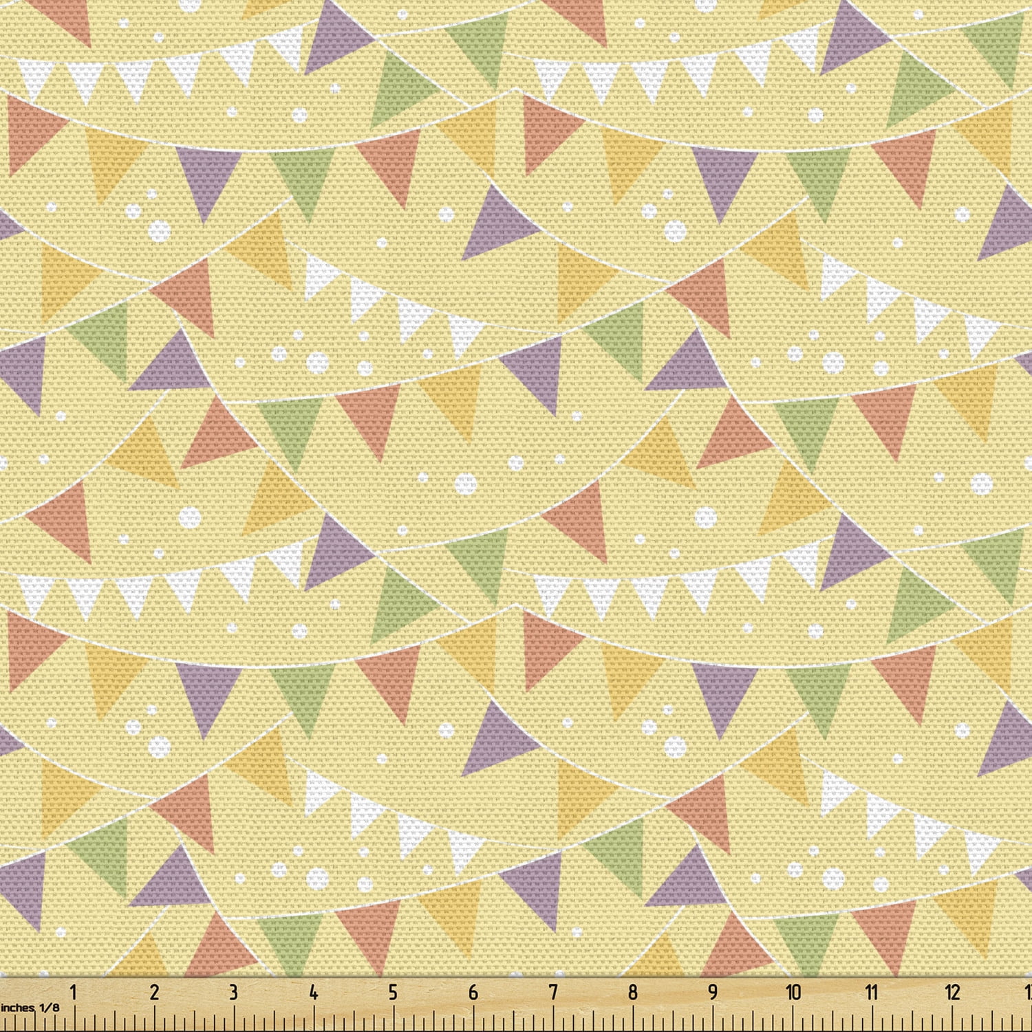 Birthday Party Fabric by the Yard, Celebration Theme Pattern with ...