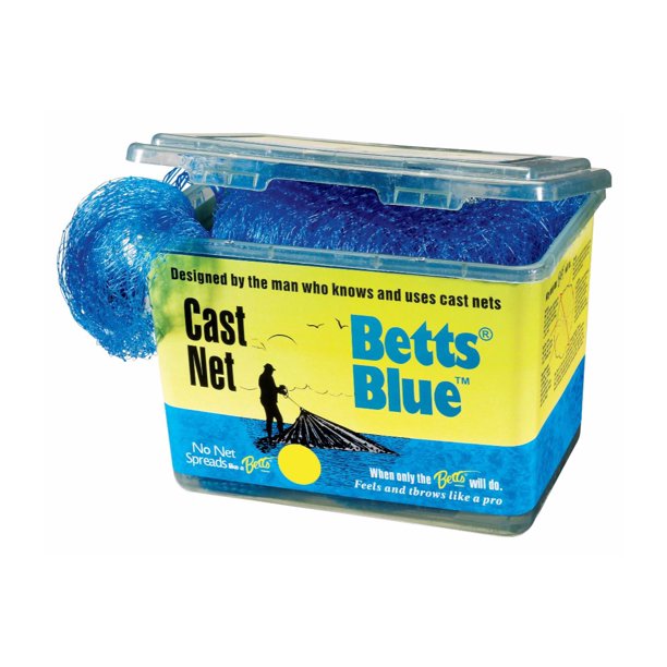 Betts Bluee Mono Cast Net 8' 1/2" Mesh, 15B-8 - Walmart.com - Walmart.com