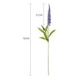 Sunjoy Tech Single Stem Artificial Lavender Easy Care Not-fading Flower ...