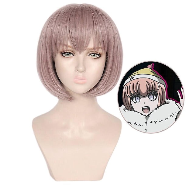Danganronpa Ruruka Ando Short Wig Cosplay Costume Dangan Ronpa He ...