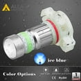 Alla Lighting 2800lm 5201 5202 LED Fog Light Bulbs or DRL Daytime ...