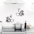 1set PVC Wall Stickers for Home Living Room Bedroom Decoration Coffee ...
