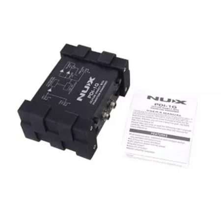 JUST BUY IT NUX PDI-1G Box Impedance Balance Guitar Bass DI Box Effect ...