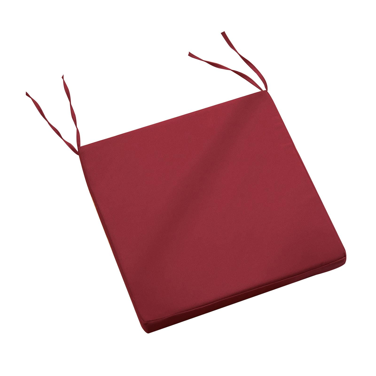 Bunblic Lawn Chair Seat Cushions Chair Seat Cushions Lawn Red Red 40cm X 40cm 15.75 X 15.75