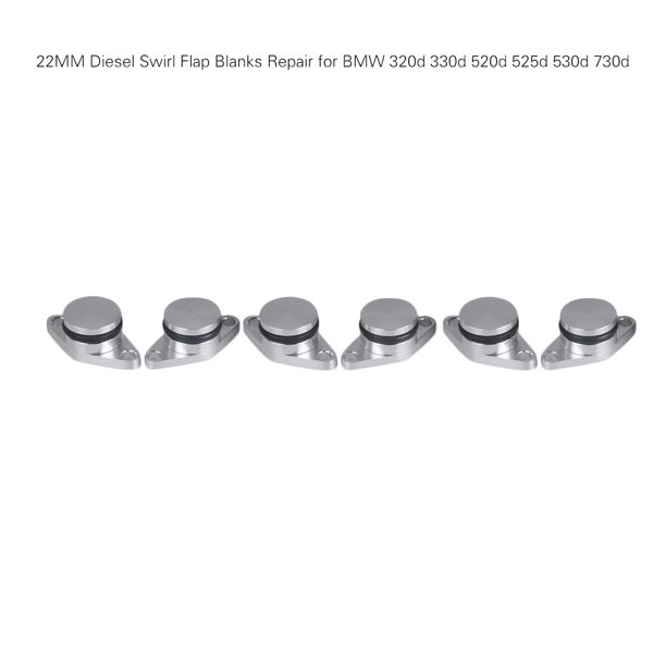 Yeacher 6 X 22MM Diesel Swirl Flap Blanks Repair for BMW 320d 330d 520d ...